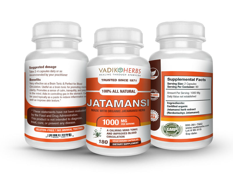 Buy Jatamansi Capsules | 100 – Sattvic Health Store